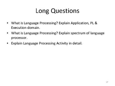 1 1 Introduction To Language Processor A Language