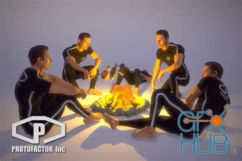 Unity Asset ANIMSET CAMPFIRE