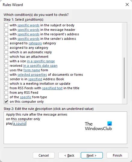 Outlook Sound Notification Not Working In Windows 11