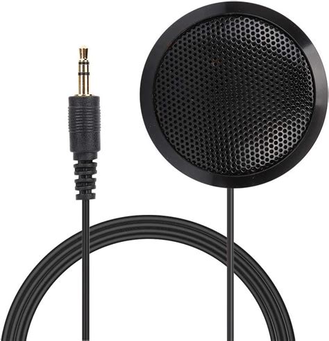 Jp Youthink Pcマイク フラット型pcマイク 会議マイク 卓上マイク Web会議用高感度マイク 全指向性 小型集音マイク 3 5mmステレオ パソコン