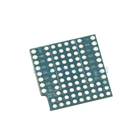 ProtoBoard Shield For WeMos D1 Mini Double Sided Perf Board Arduino Compatible EBay