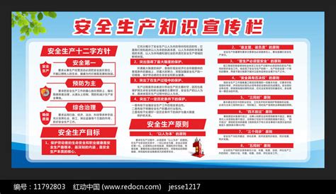 安全生产知识宣传栏图片下载红动中国