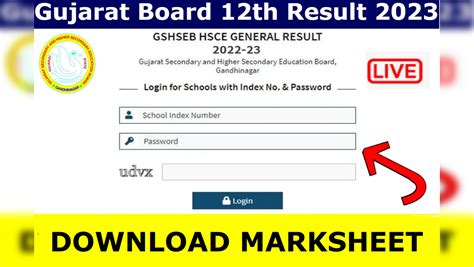 Gseb Hsc 12th Commerce Result Today Out Gujarat Board 12 General Stream Marks Download Link At