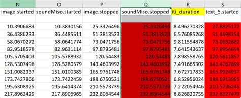 Issue With Timestamp In Psychopy Builder Experiment Version 202224