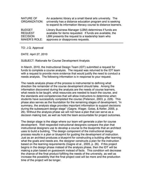 Sample Program Rationale Pdf