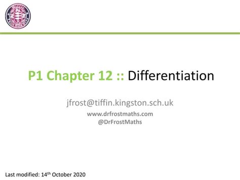 Igcse Math Differentiation Introduction Pptx