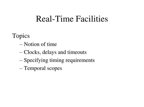 ppt real time systems specification and analysis powerpoint