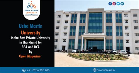 Best Pvt University In Jharkhand For Bba And Bca By Open Magazine