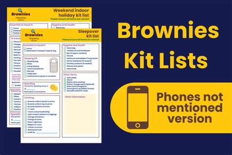 Girlguiding Cymru Kit List Library