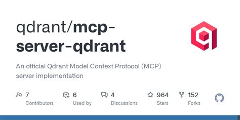 Qdrant Mcp Server Qdrant · Discussions · Github