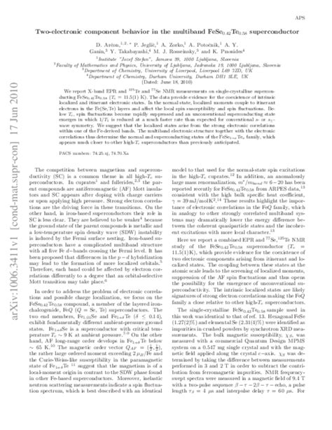 Pdf Coexistence Of Localized And Itinerant Electronic States In The Multiband Iron Based
