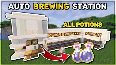 Minecraft How To Make An Auto Brewer