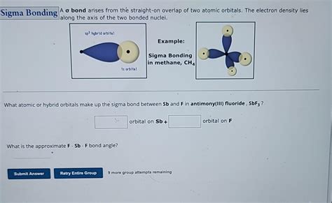 Solved Sigma Bonding A σ Bond Arises From The Straight On