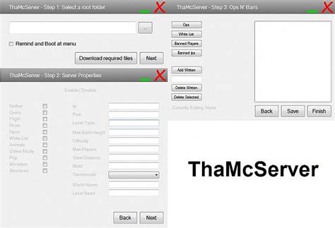 Thamcserver A Server Creator Awesome Gui Minecraft Mod