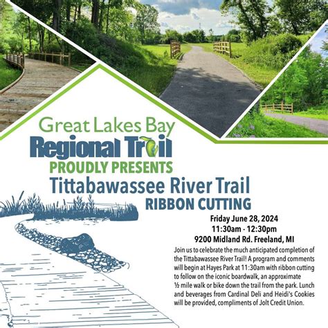 Tittabawassee River Trail Ribbon Cutting June 28 In Freeland