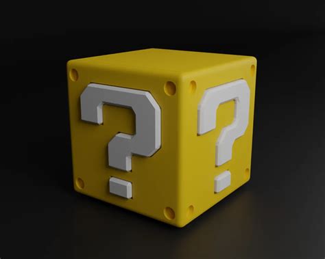 Cool Question Mark Mario