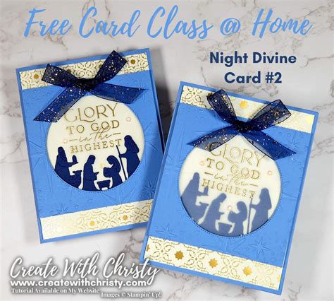 Forever Forest Card Class Home Card 1 Create With Christy