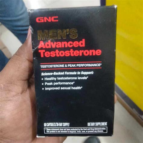 Gnc Mens Advanced Testosterone And Peak Performance 60 Capsules