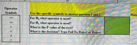 This Is A Hypothesis Test Problem Please Find Out