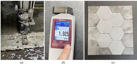 Production Phases Of A Edm Cutting B Roughness Measurement C