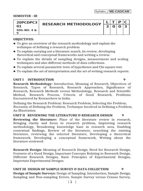 Research Methodology Pdf Methodology Hypothesis