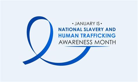 Premium Vector National Slavery And Human Trafficking Prevention
