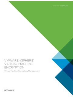 VMWARE VSPHERE VIRTUAL MACHINE ENCRYPTION Vmware Vsphere Virtual Machine Encryption Pdf PDF4PRO