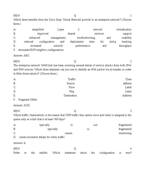 Ccnp Router Questions Pdf I Pv6 Internet Architecture
