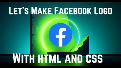 How To Make Facebook Logo With Html And Css In 5 Minutes Youtube