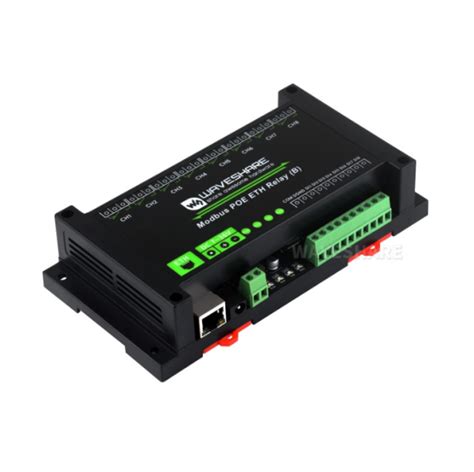 8 Ch Eth Rele Modul B Sa Digitalnim Ulazom Modbus Rtu Modbus Tcp Poe Port Izolovan I Sa
