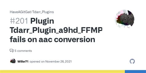 Plugin Tdarrplugina9hdffmpegtranscodespecificaudiostreamcodecs Fails On Aac Conversion