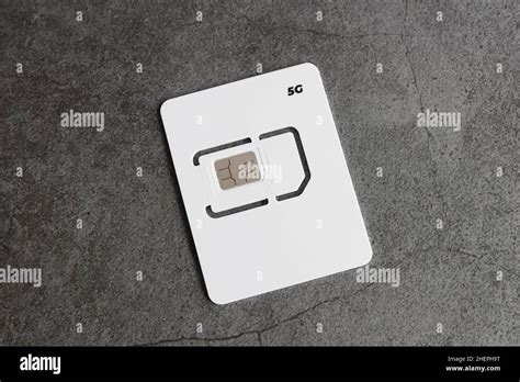 G Sim Mobile Phone Card Stock Photo Alamy