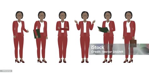 다양한 포즈로 서 양복을 입은 아프리카 계 미국인 여성 변호사 벡터 아프리카 민족에 대한 스톡 벡터 아트 및 기타 이미지 아프리카 민족 아프리카계 미국 민족 여자