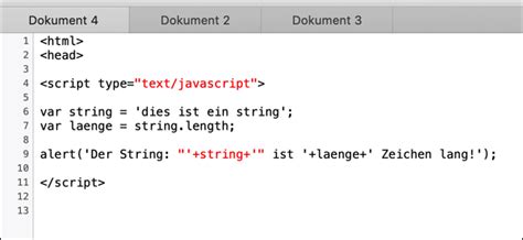 Javascript Länge eines Strings erkennen wie strlen in PHP