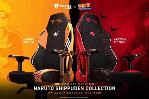 “naruto Shippuden” ร่วมกับ Secretlab ปล่อยเก้าอี้จากอนิเมะใหม่สองตัว