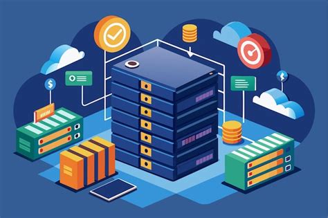 A Sophisticated Backup Server Setup Is Displayed In A Digital