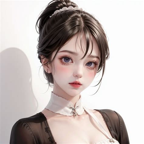 ai 女生头像
