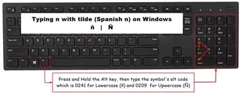 How To Type Spanish N With A Tilde ñ On Keyboard Alt Code How To Type Anything
