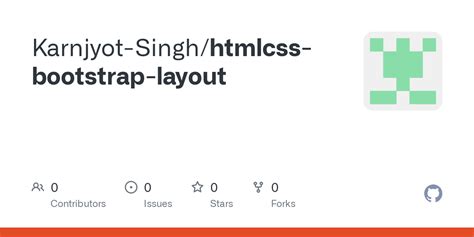Github Karnjyot Singhhtmlcss Bootstrap Layout
