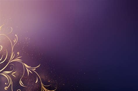 Premium Ai Image Gradient Violet Background Random Symmetric Gold