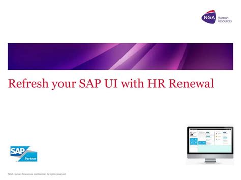 Refresh Your Sap Ui With Hr Renewal Ppt