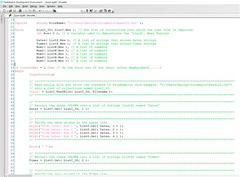 Quick Tip 89 Importing A Text File Into Elcollections Tradestation