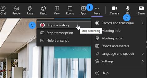 End Teams Meeting To Stop Recording Cleanly Thierry Dalon S Blog