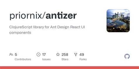 Github Priornixantizer Clojurescript Library For Ant Design React