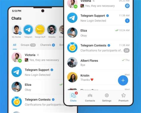Free Telegram Ui Kit Android App Freebiesbug