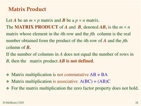 PPT Matrices Basic Operations And Their Properties PowerPoint Presentation ID