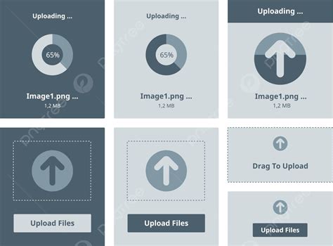 Upload Vector Interface Minimalistic Layout File Vector Minimalistic