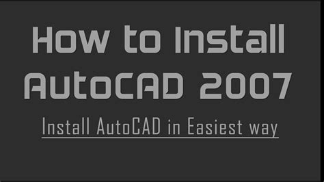 How To Install AutoCAD YouTube