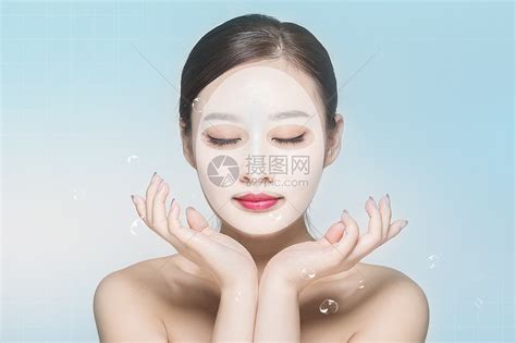 面膜补水图片素材 正版创意图片500649860 摄图网