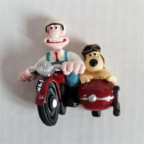Wallace And Gromit Fridge Refrigerator Magnet Motorcycle And Sidecar 2